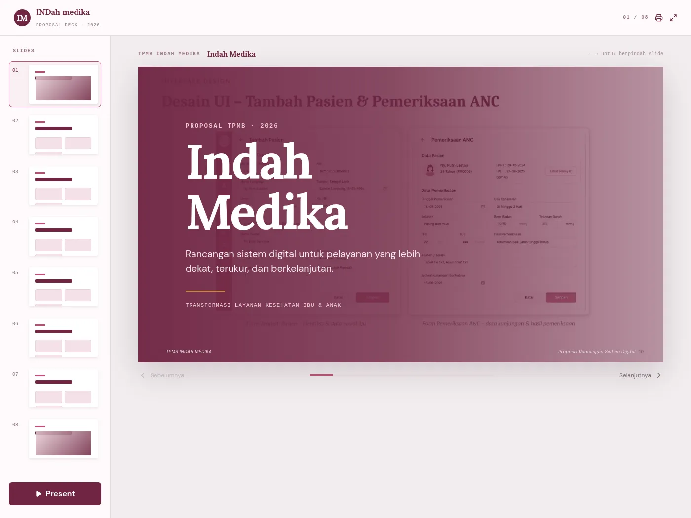 Indah Medika Proposal Deck