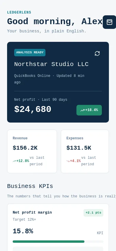 P&L Analyzer Mobile