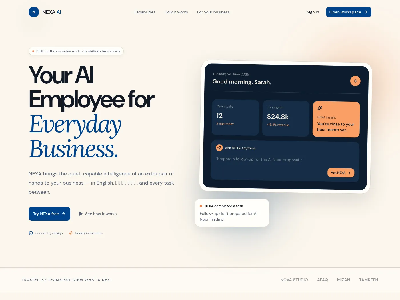 NEXA AI Workspace