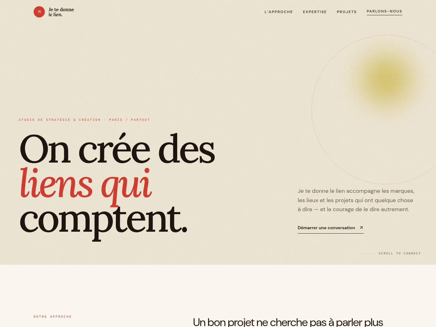 Je Te Donne Pro Website