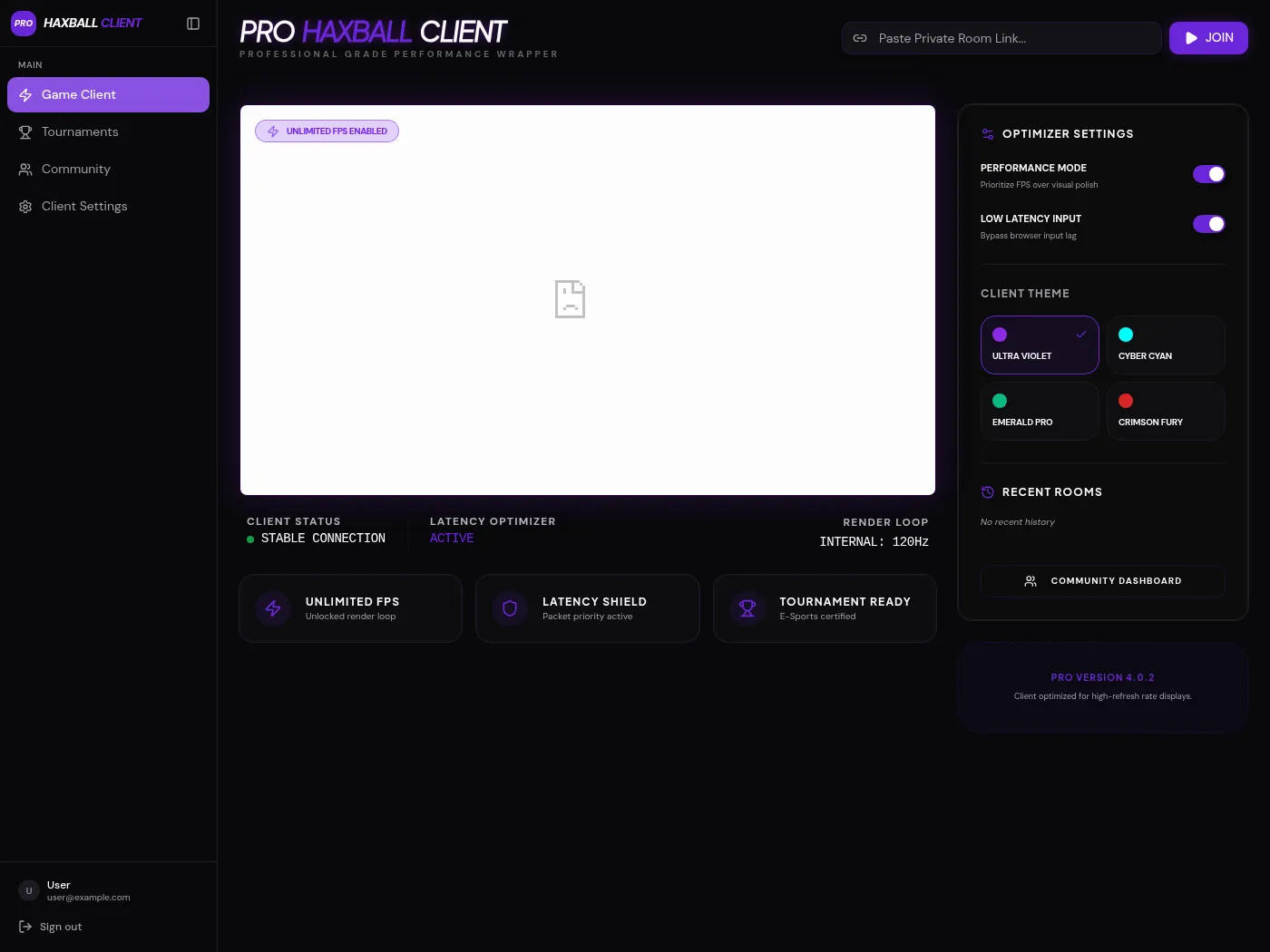 Pro Haxball Client