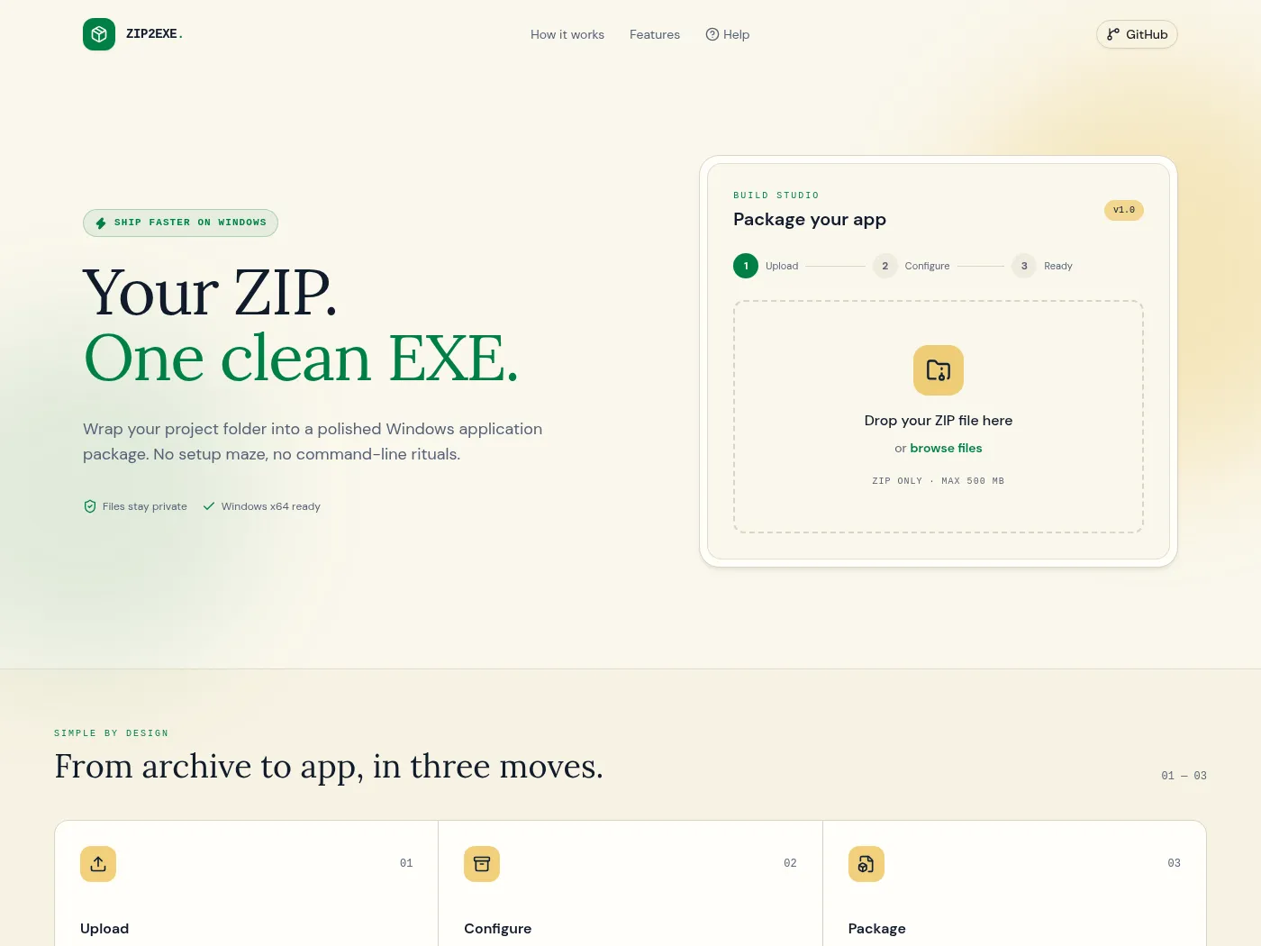 Zip2Exe Tool