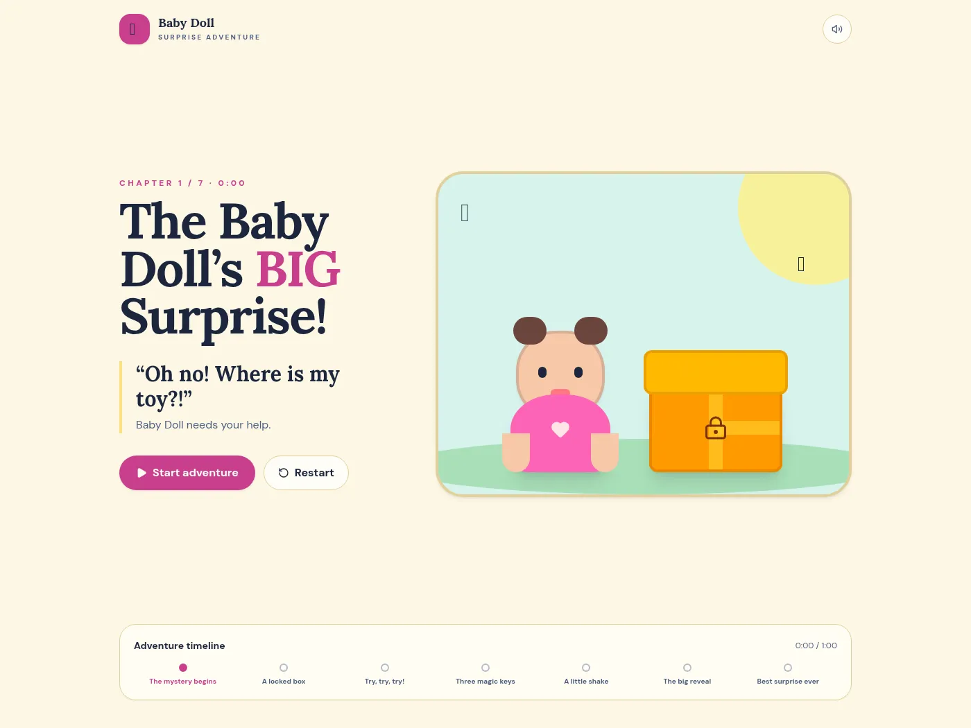 Baby Doll Surprise Adventure