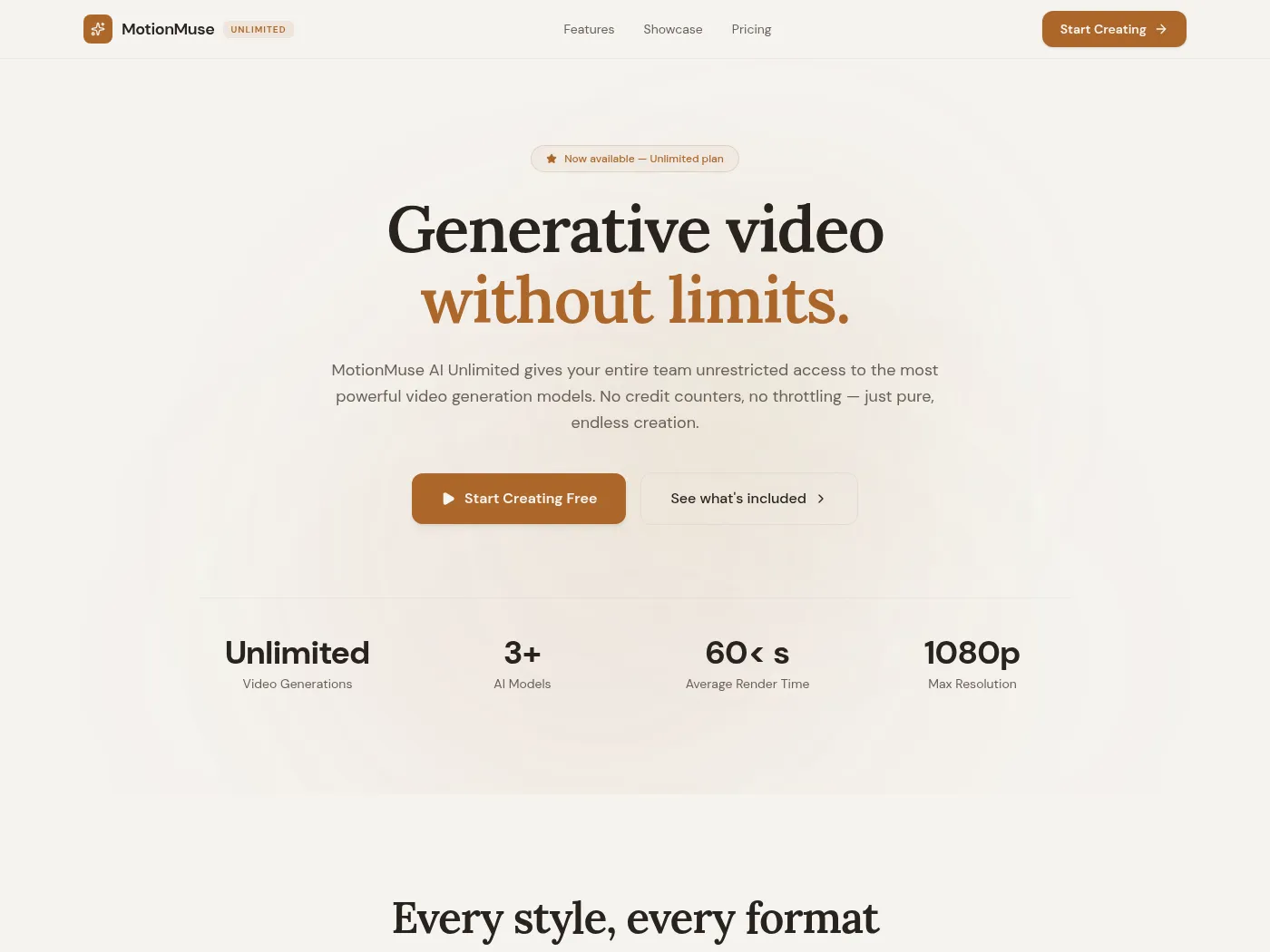 MotionMuse AI Unlimited