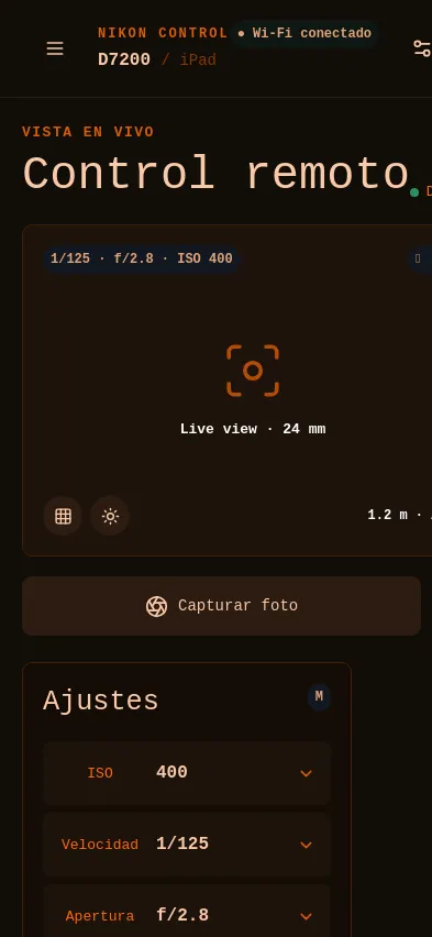 Nikon iPad Controller