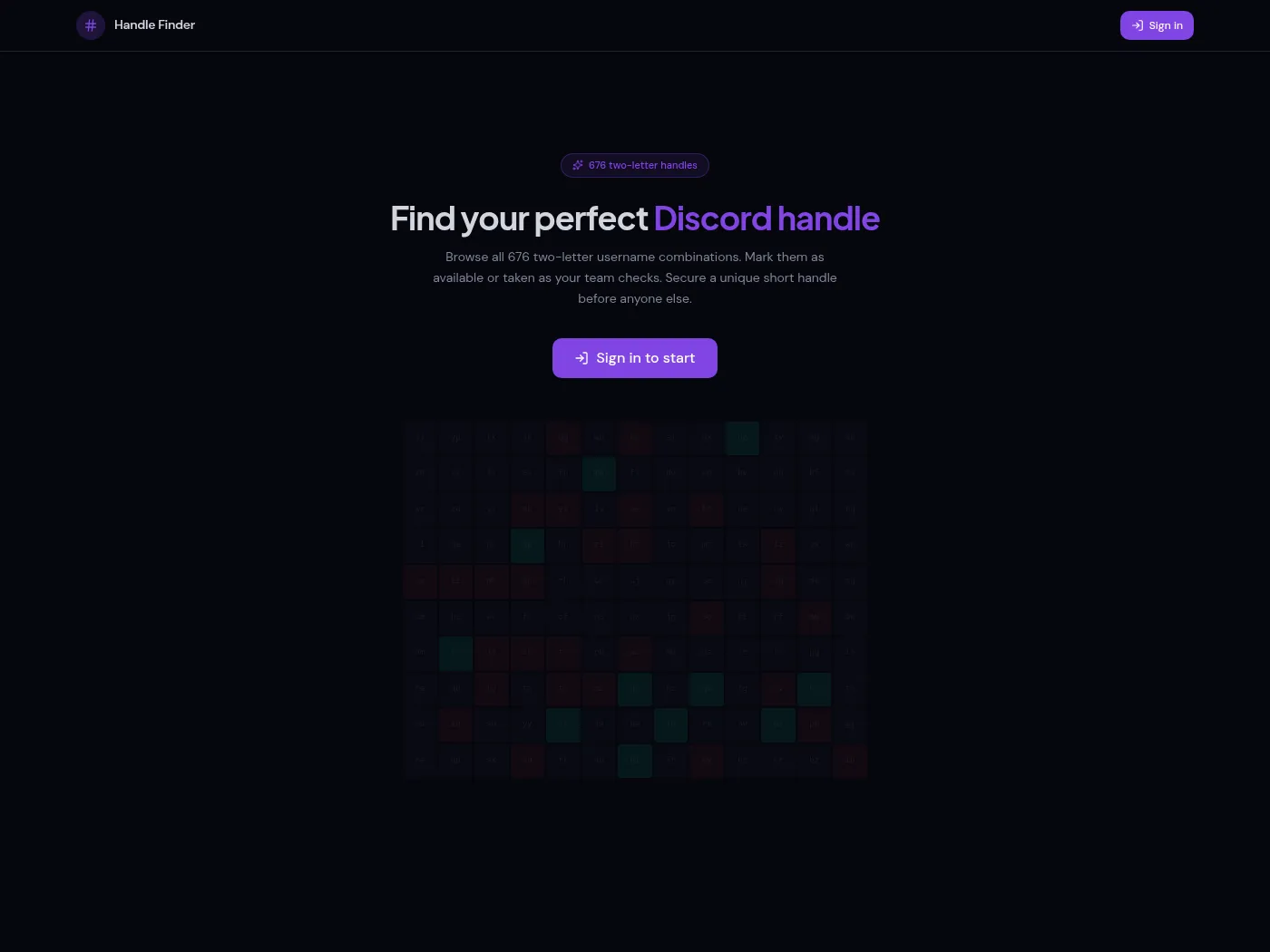 Discord Handle Finder