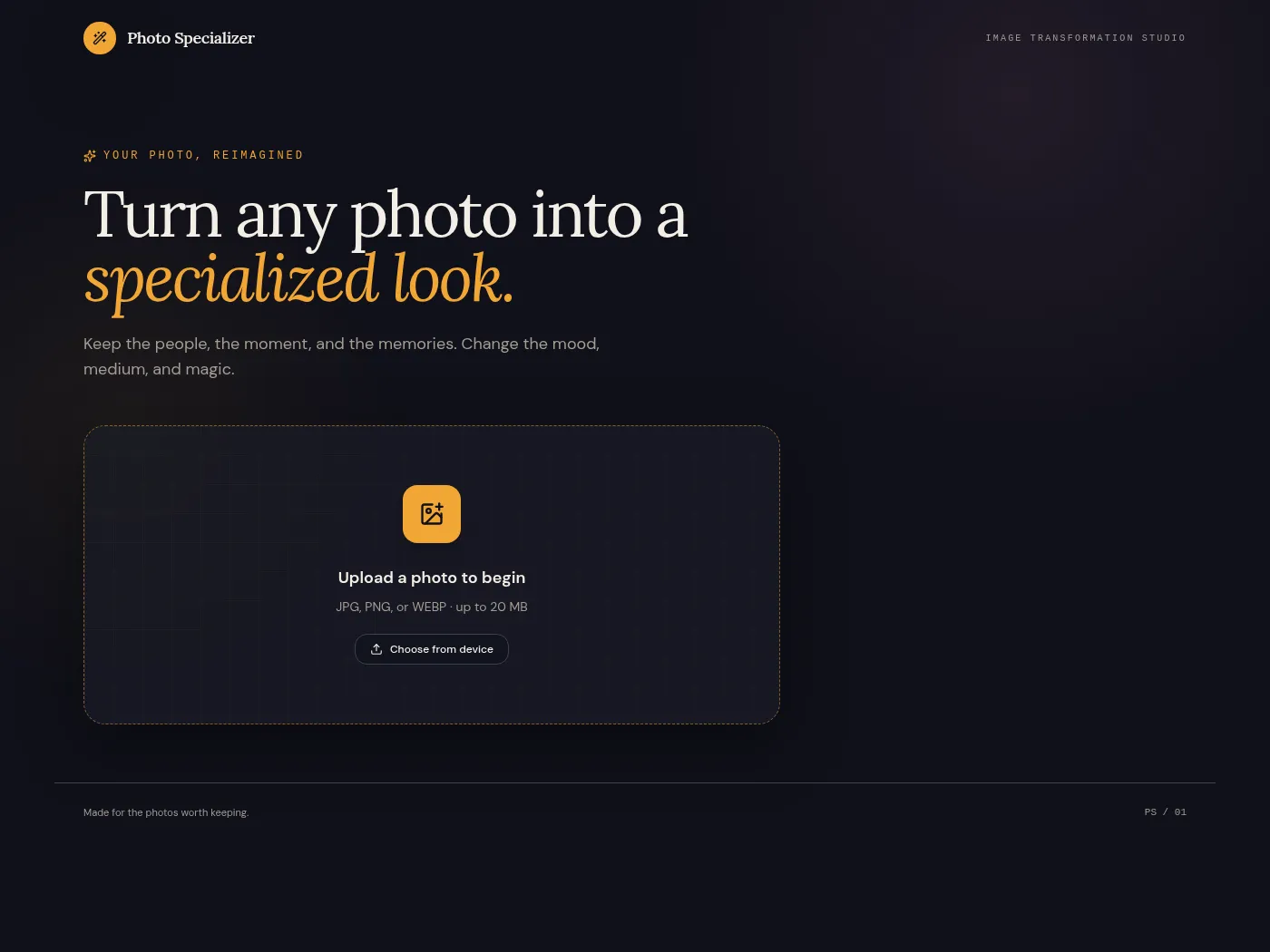 Photo Specializer