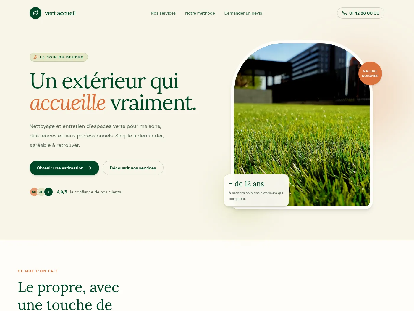 Espace Vert Accueil App