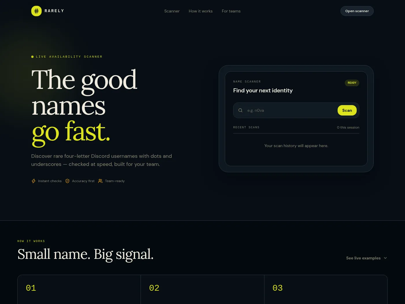 Discord Name Scanner