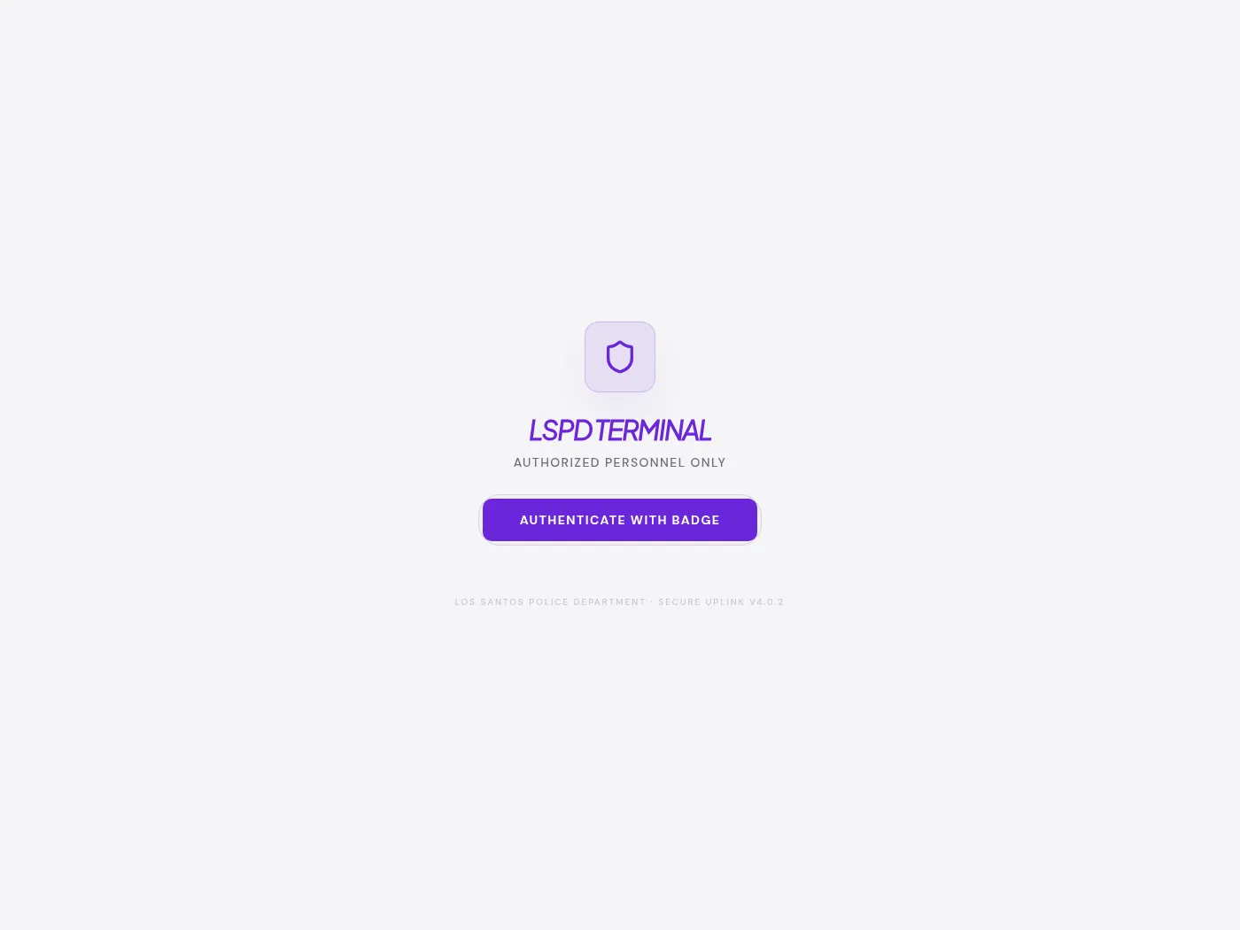 RP Police MDT Web
