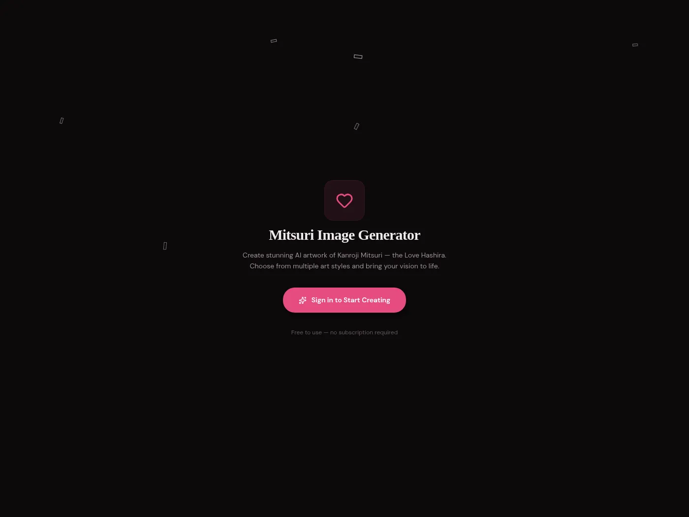 Mitsuri Image Generator