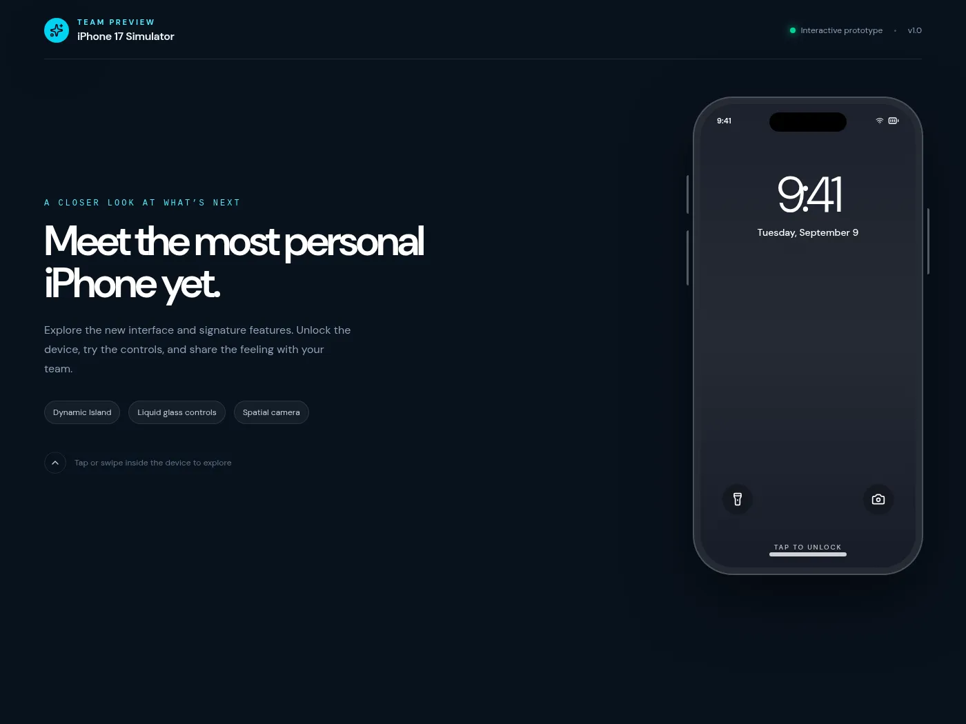 iPhone 17 Simulator