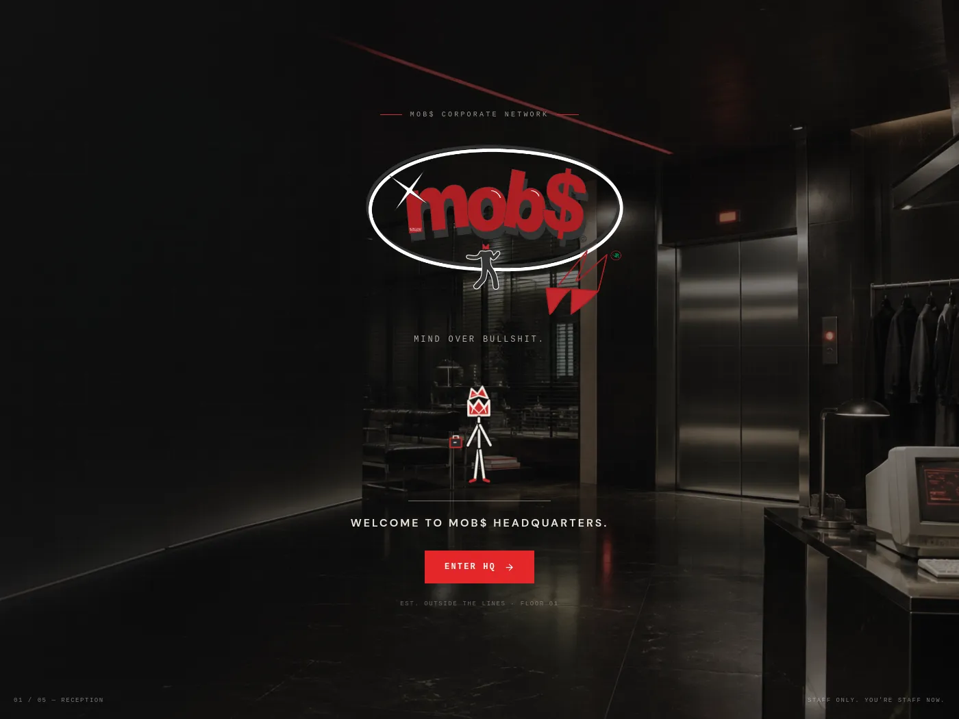 MOB$ Mascot Web Experience