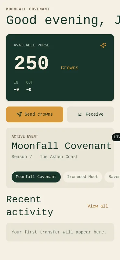 LARP Wallet App