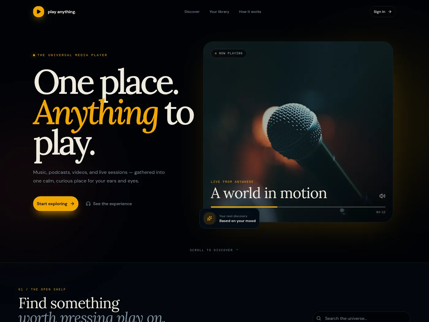 Play Anything Hub
