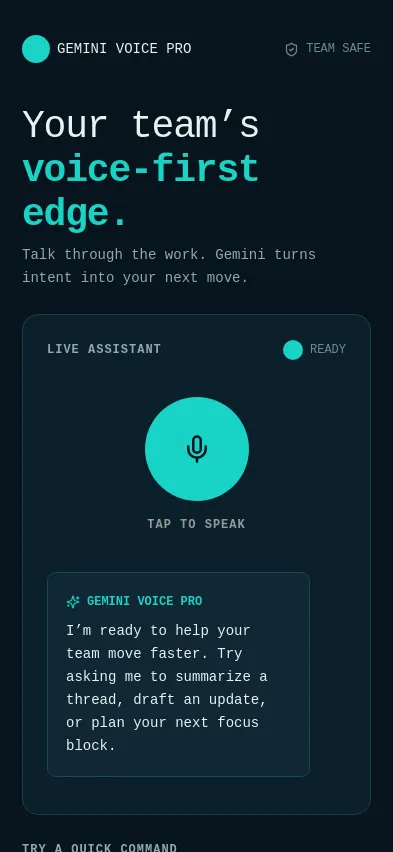 Gemini Voice Pro