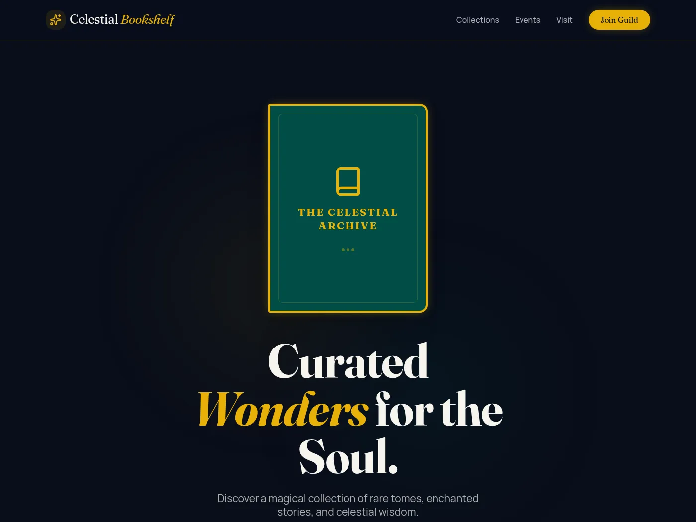 Bookshop Landing Page