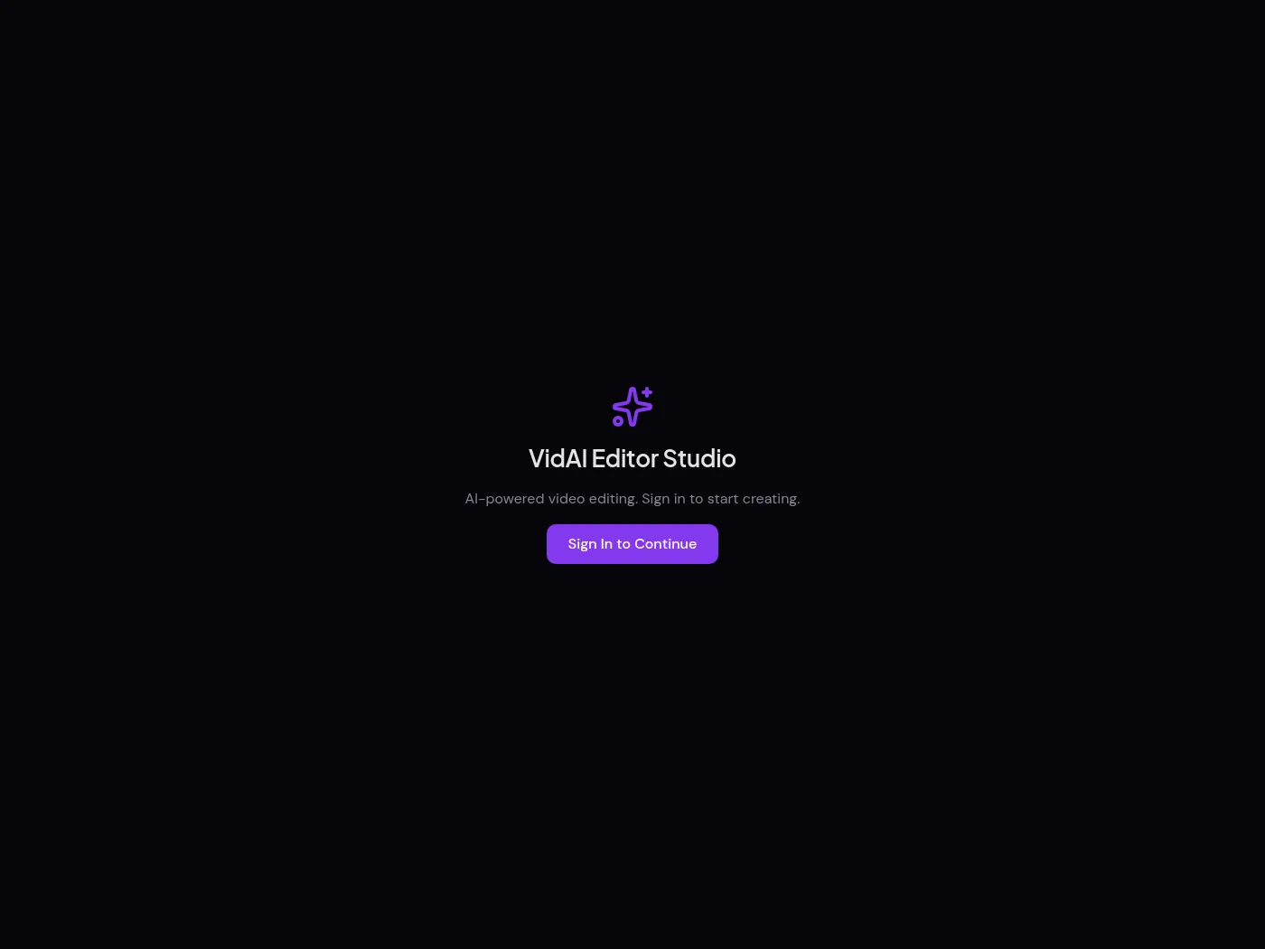 VidAI Editor Studio