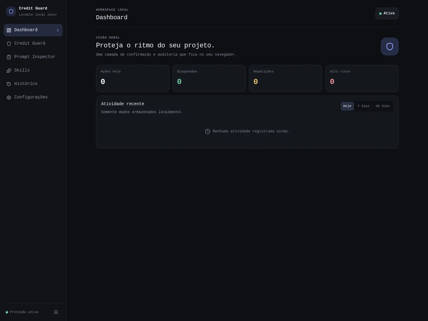 Lovable Credit Guard Extension