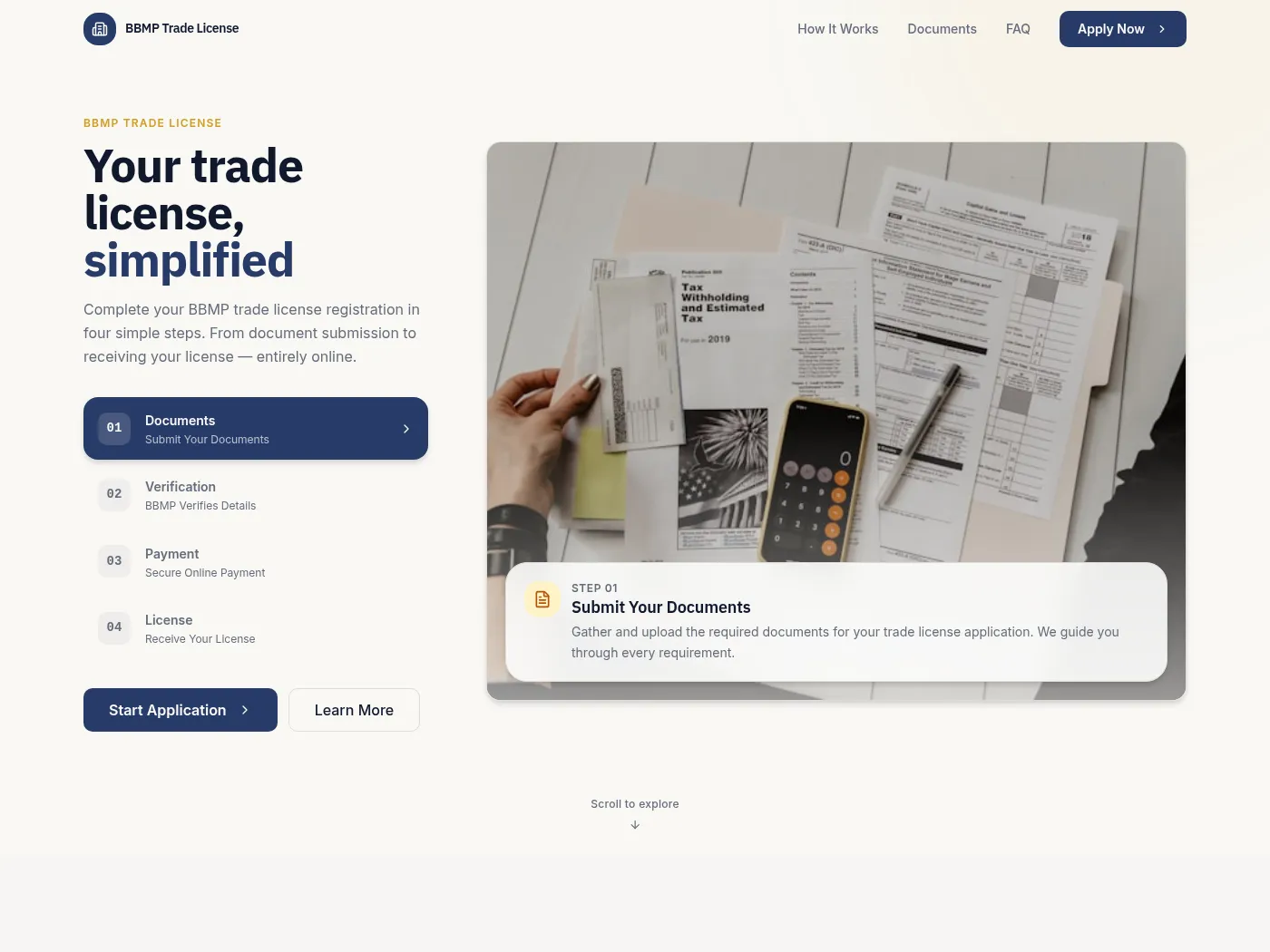 BBMP Trade License Portal