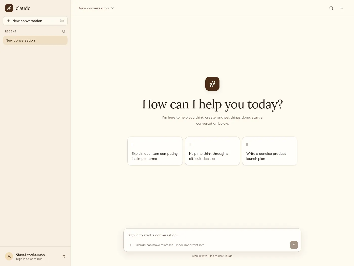 Claude Chatbot Clone