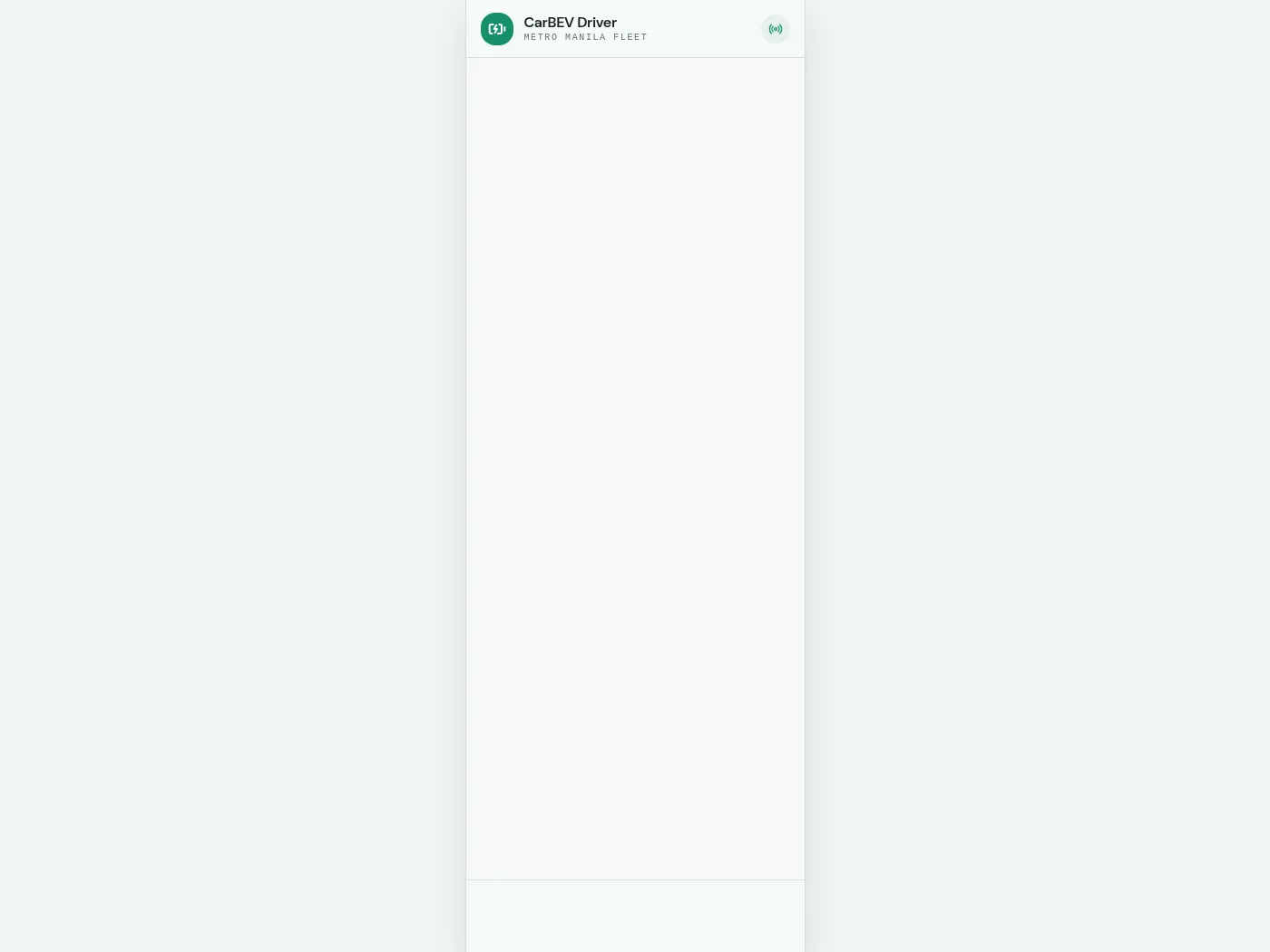 CarBEV Driver Web Shell