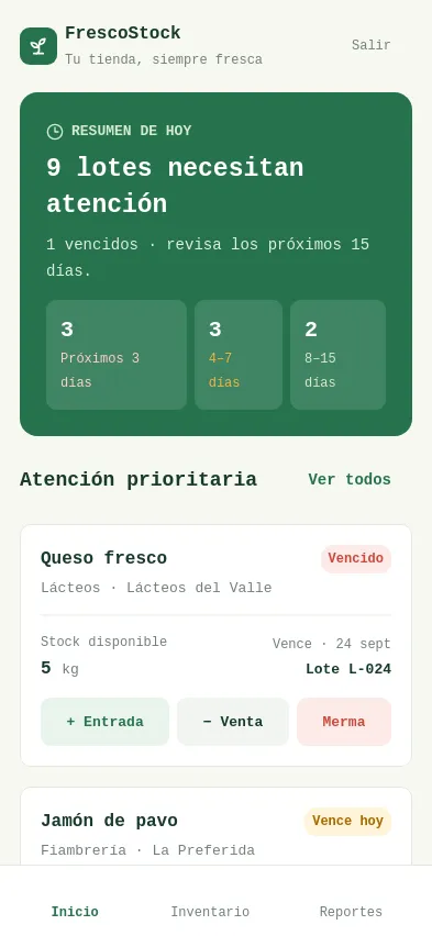 FrescoStock Mobile
