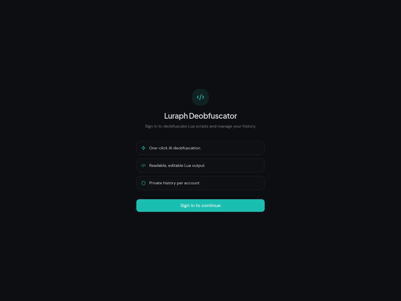 Luraph Deobfuscator Web