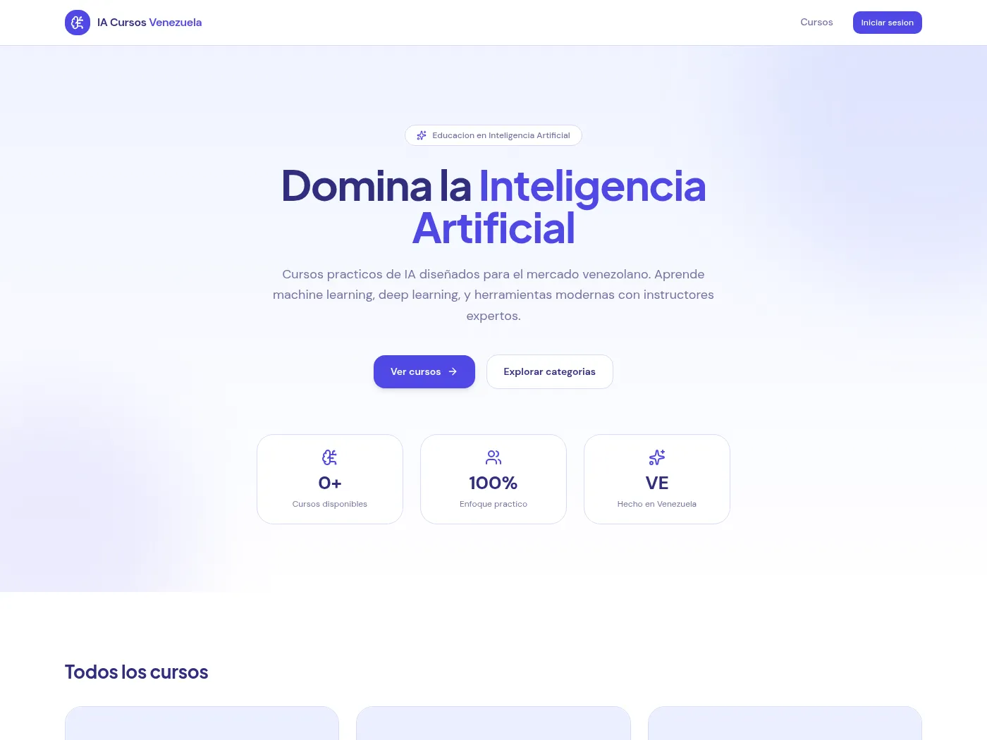 IA Cursos Venezuela