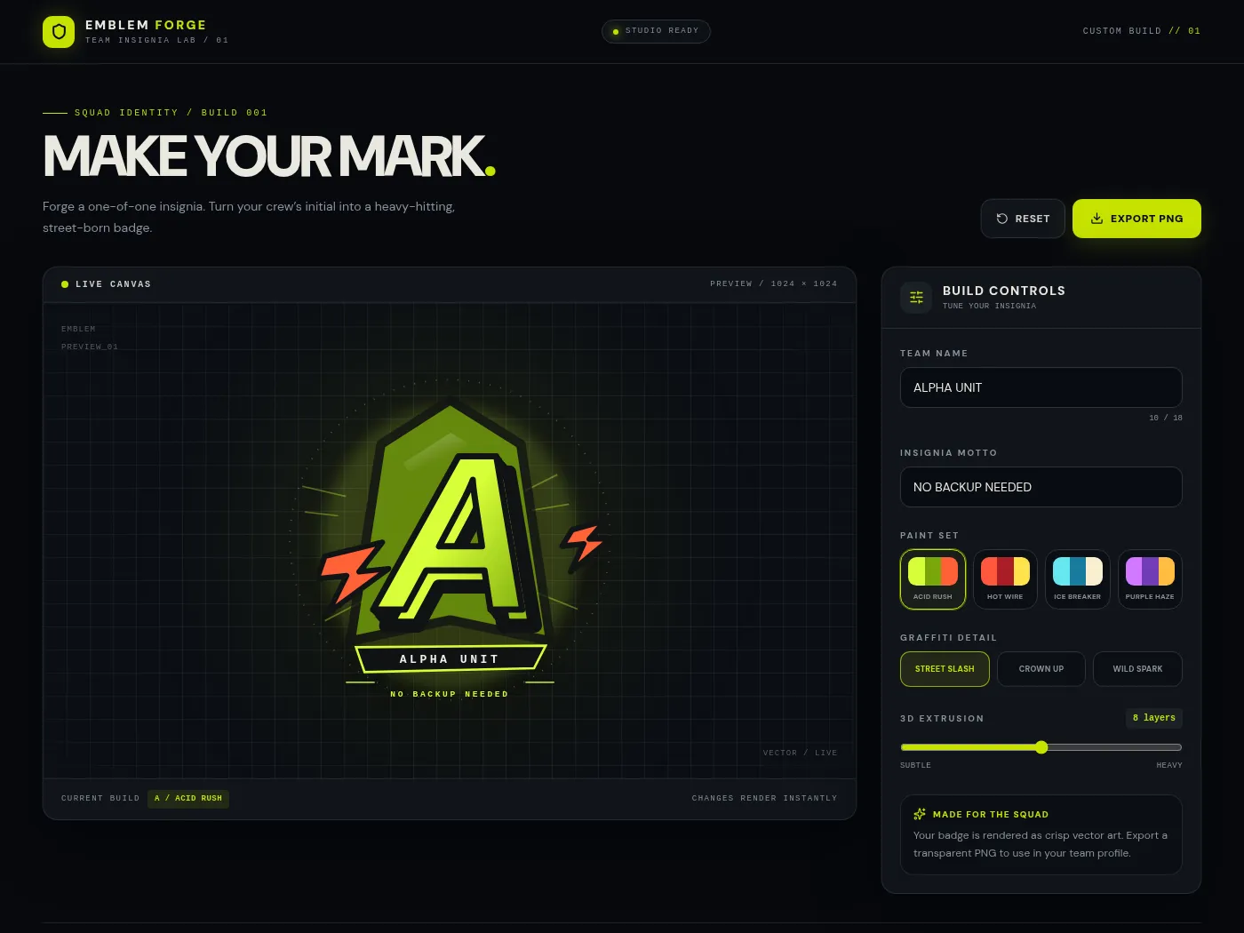 Graffiti Emblem Maker