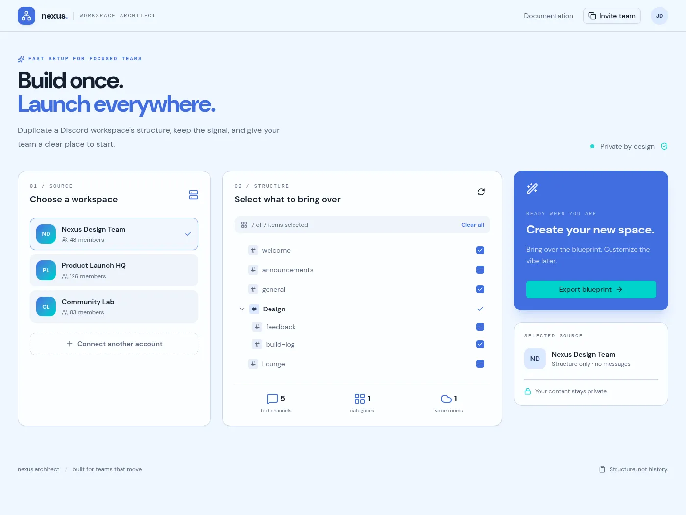 Discord Space Cloner