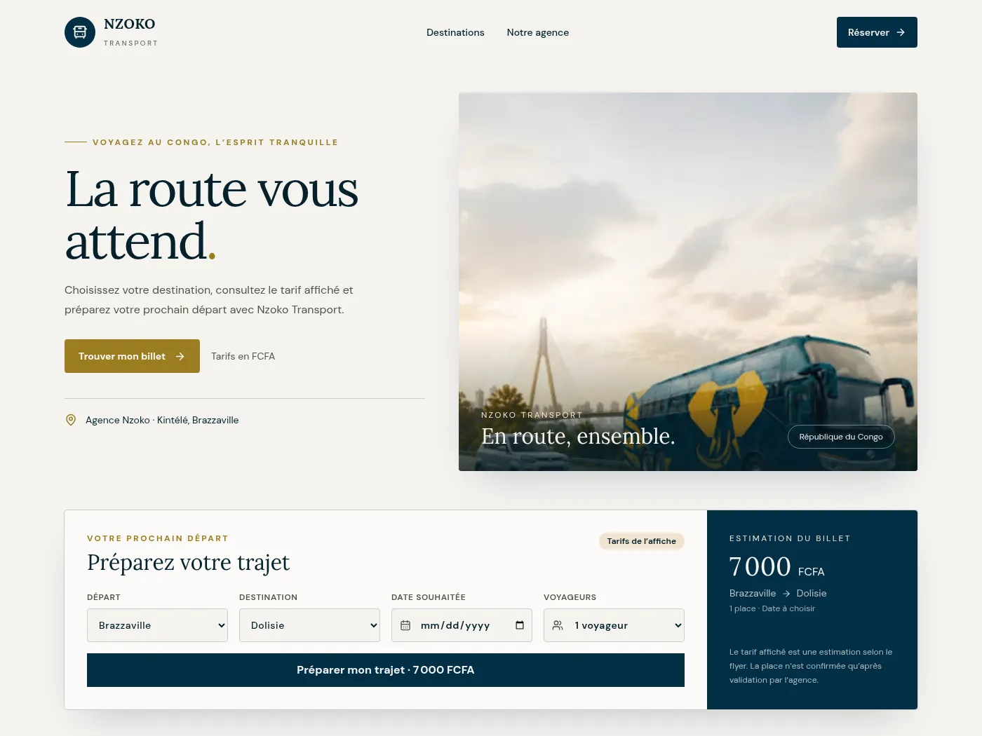 Billet Express Booking