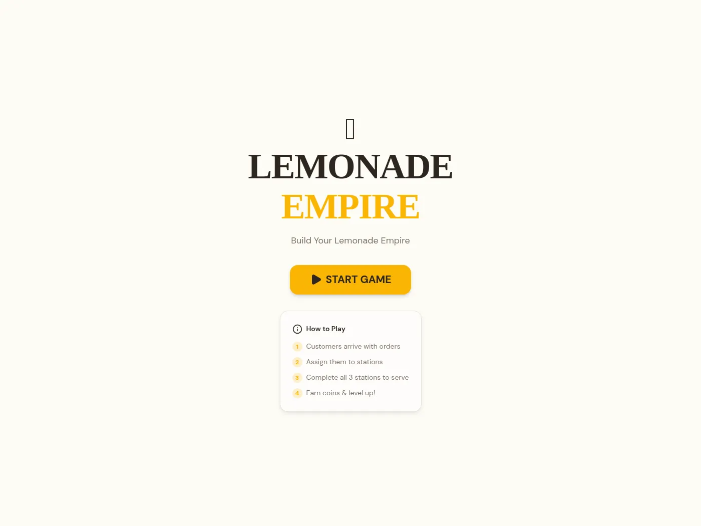Lemonade Empire