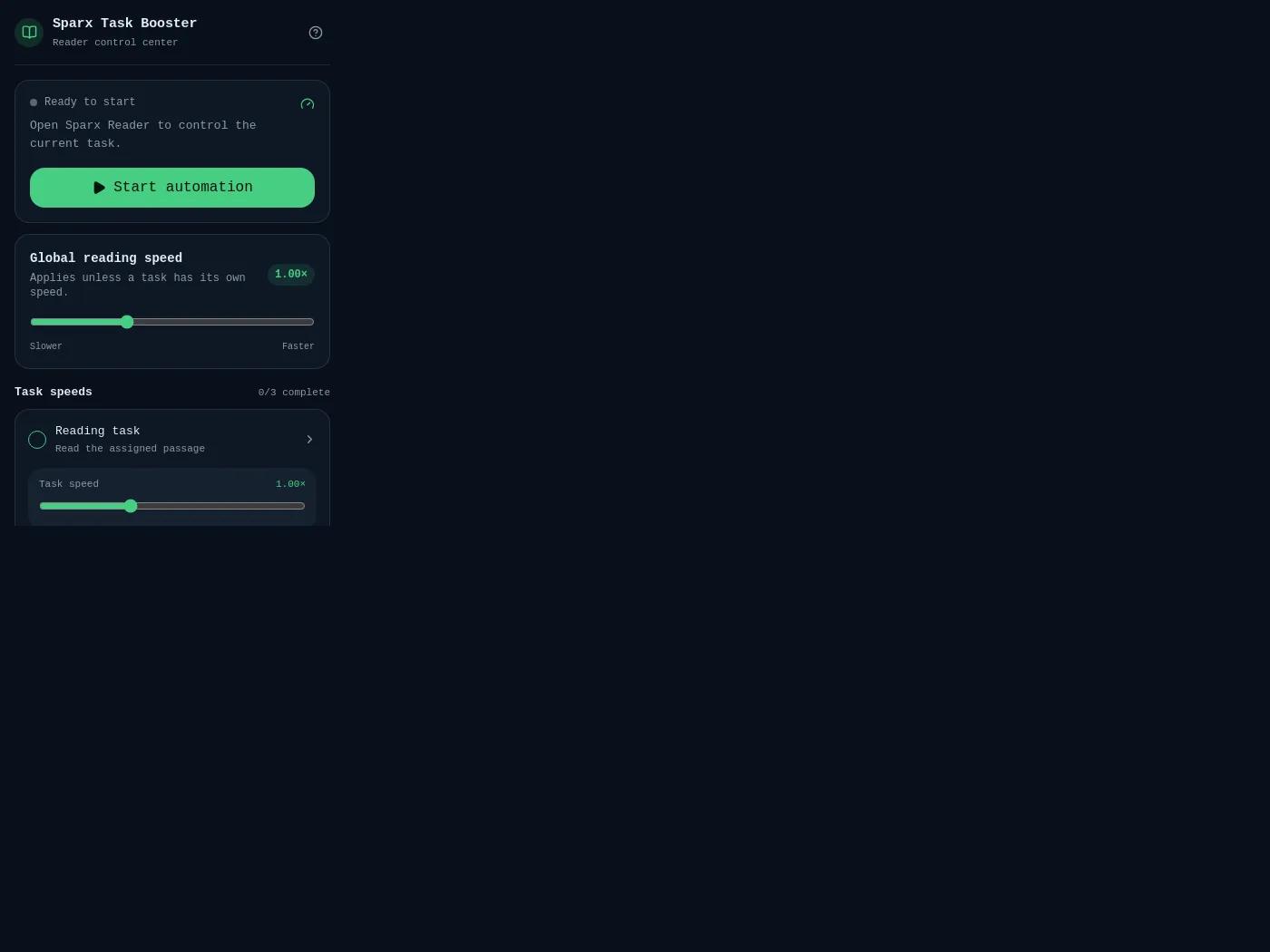 Sparx Task Booster
