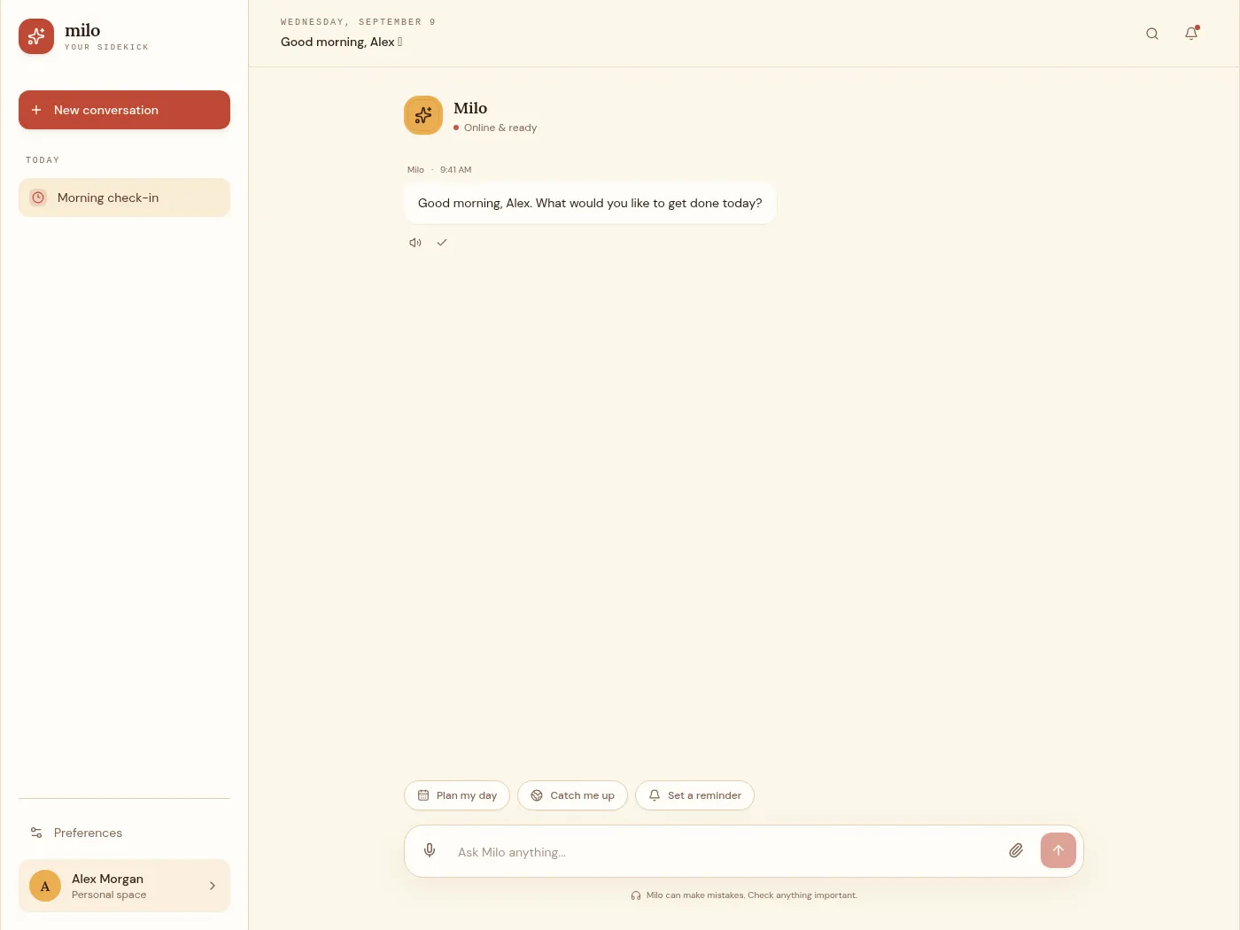 Temi-Inspired Virtual Assistant