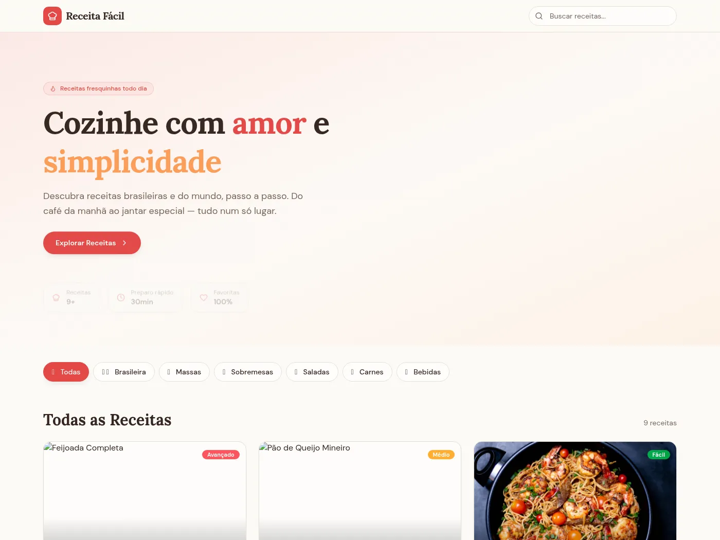 Receita Fácil App