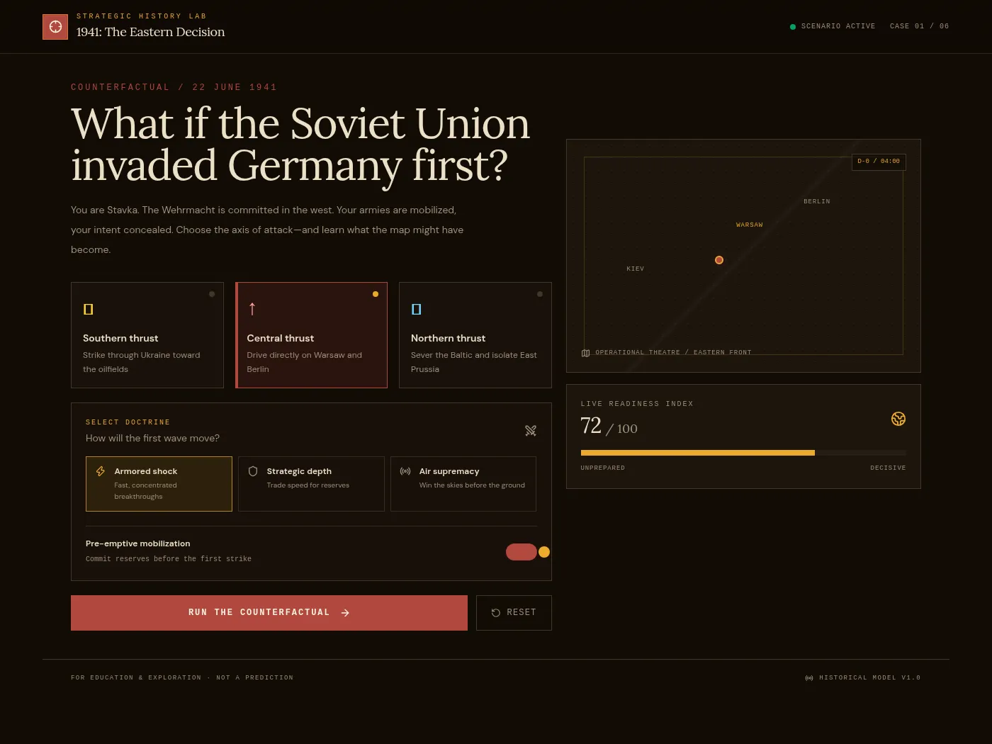 1941 What If Simulator