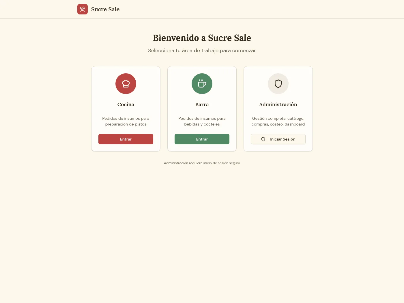 Sucre Sale Ops Web