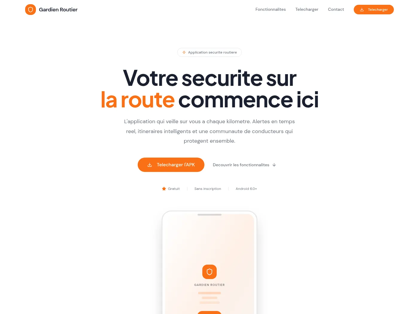 Gardien Routier Pro Site