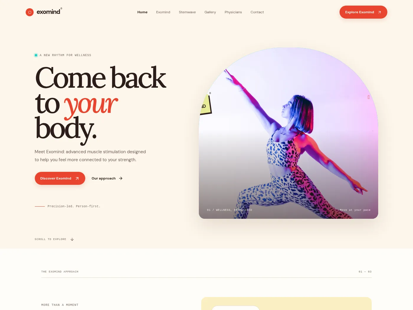 Exomind Colorful Website