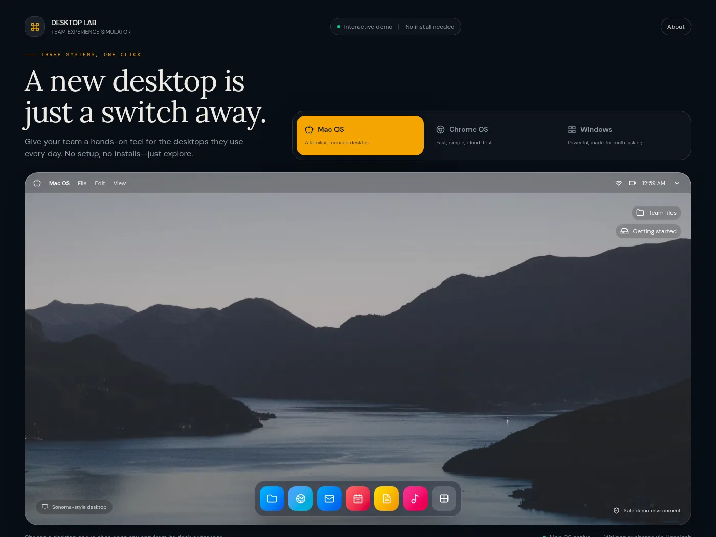OS Switcher Simulator