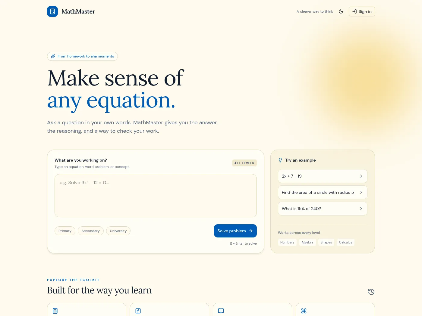 MathMaster Calculator