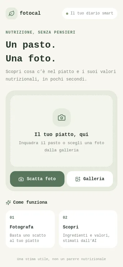 FotoCal Tracker