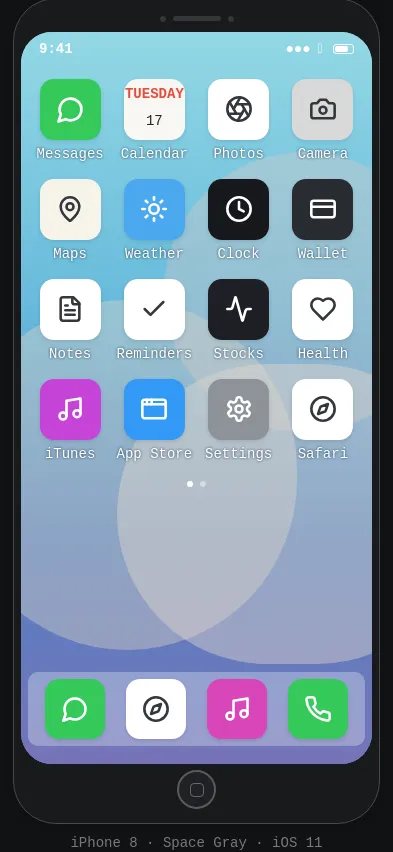 iPhone 8 Simulator