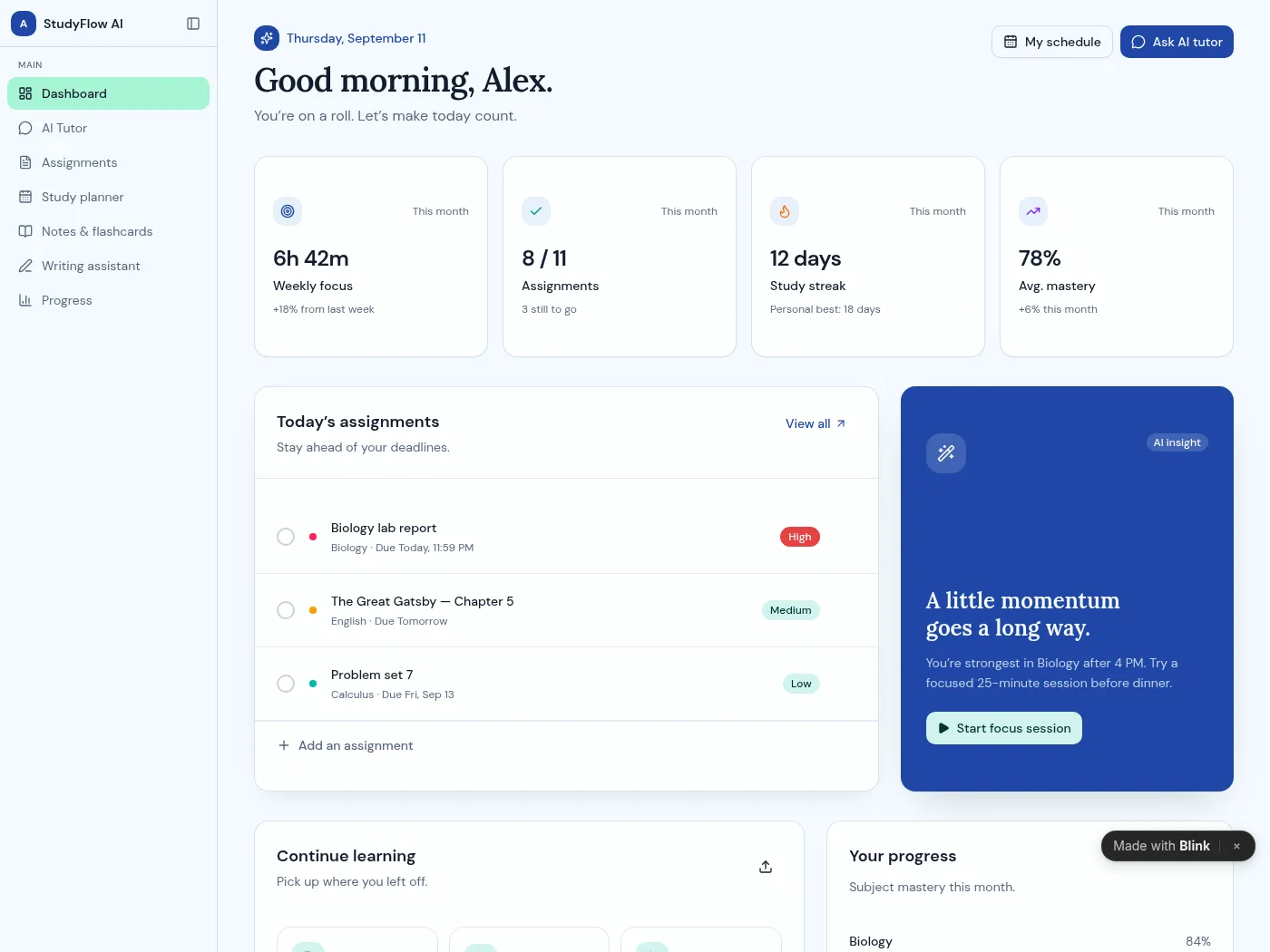 StudyFlow AI