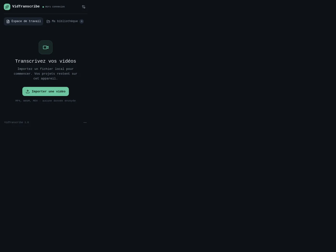 VidTranscribe Extension