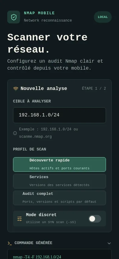 Nmap Mobile Scanner