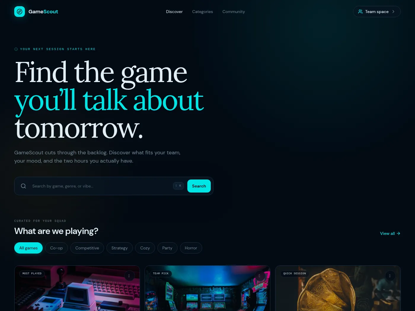 GameScout Portal