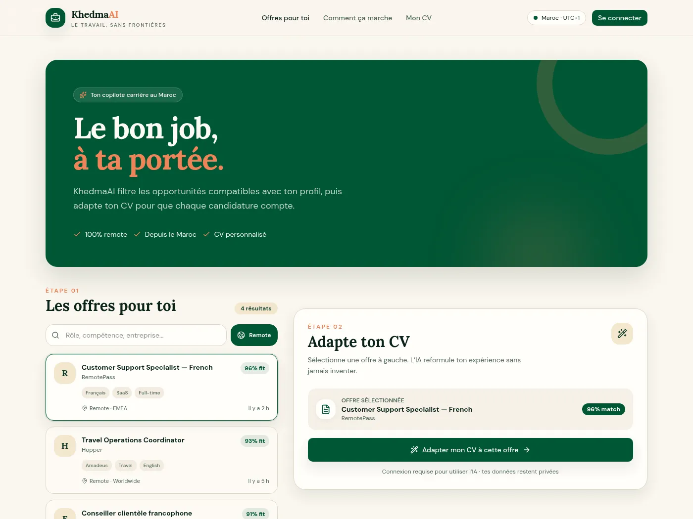 Moroccan Remote Job Agent