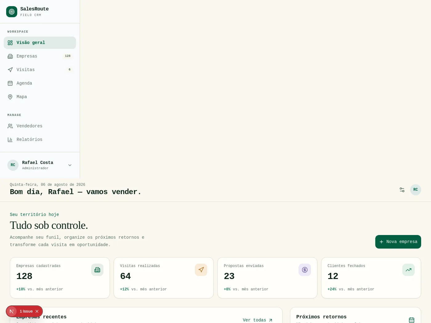 SalesRoute CRM